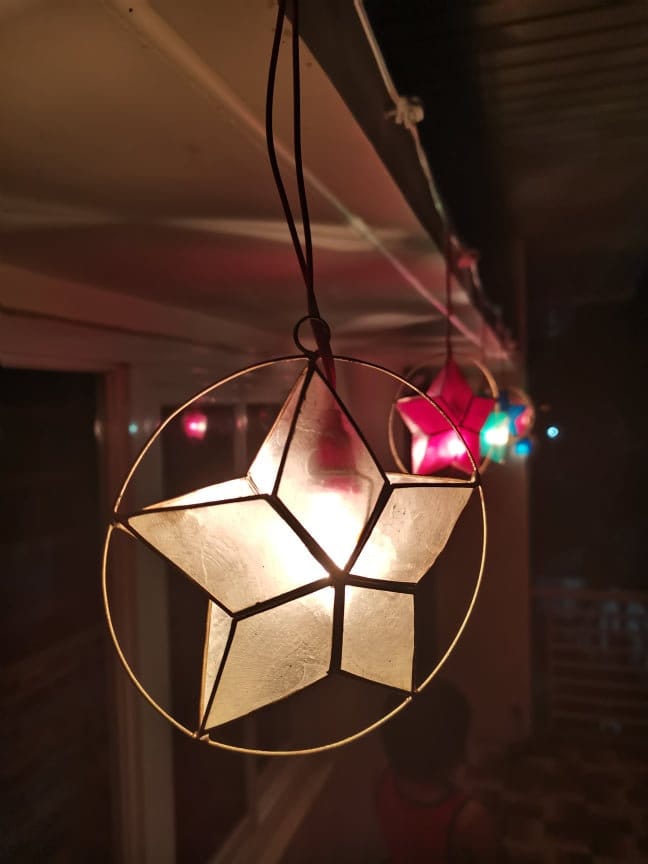 Colored Mini Parol Capiz String Lights - Etsy Canada