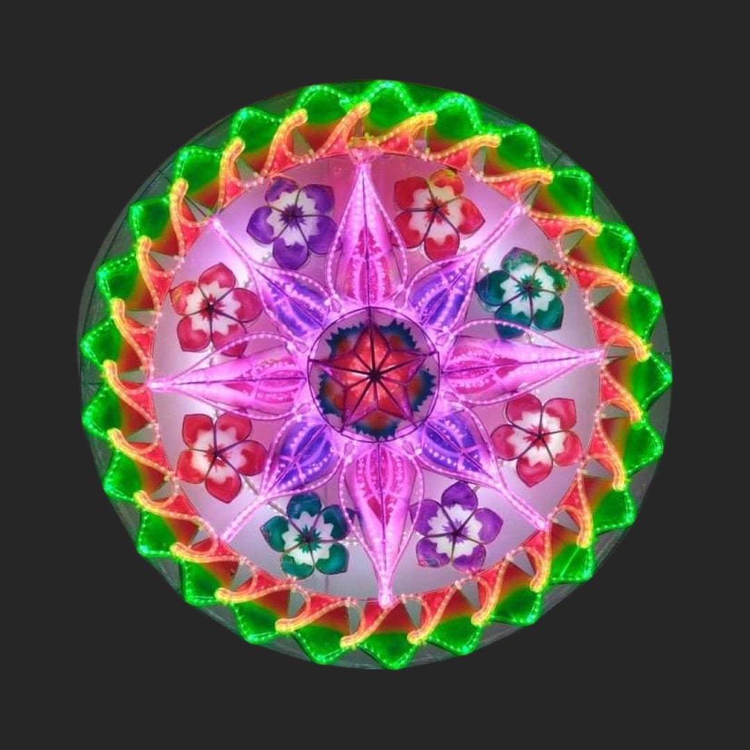 LED Tala With Ring Capiz Parol Philippines Christmas Lantern Design ...