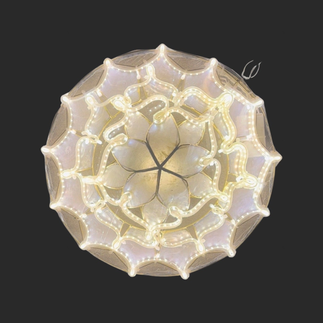 LED 14 White Mini Capiz Parol Philippines Christmas Lantern - Etsy