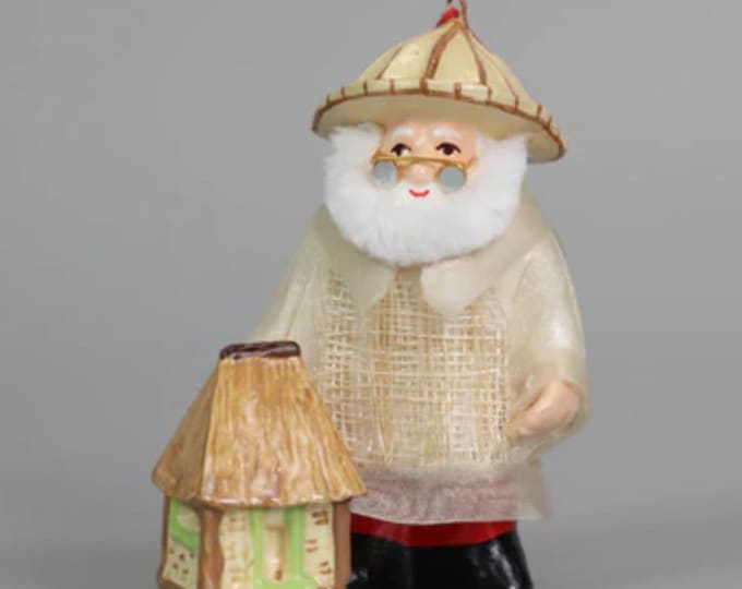 Filipino Santa With Bahay Kubo Christmas Tree Ornament - Etsy