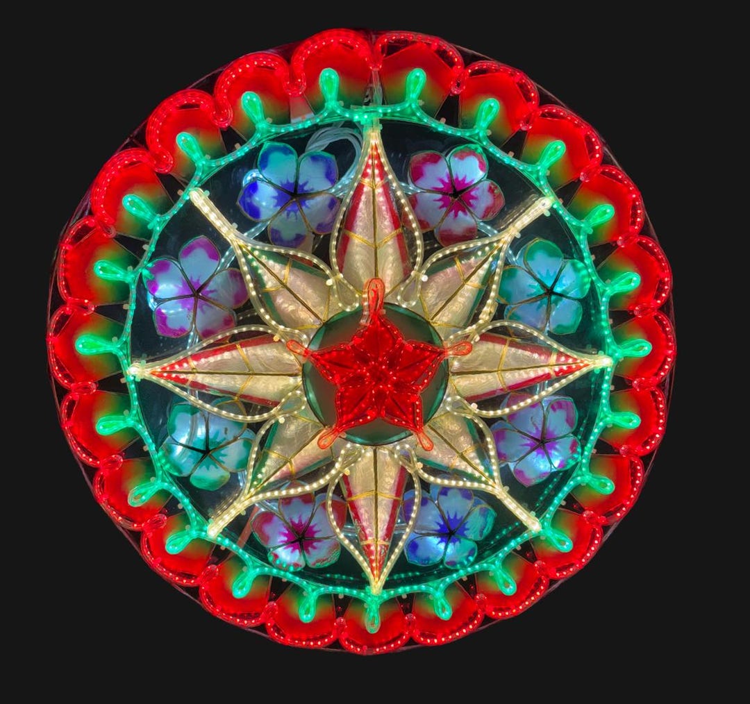 LED Tala With Ring Capiz Parol Philippines Christmas Lantern Design ...