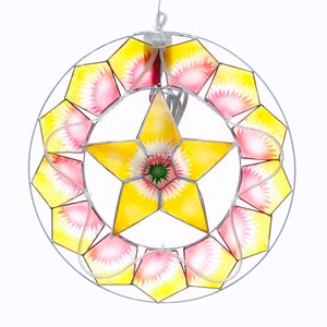 14" Colored Mini Capiz Parol Philippines Christmas Lantern - Etsy