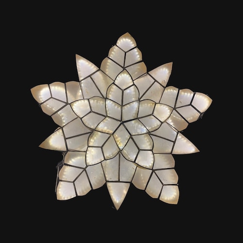 LED 14 White Mini Capiz Parol Philippines Christmas - Etsy