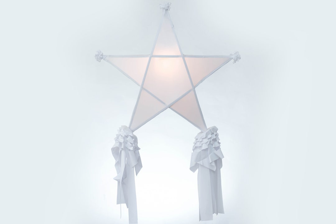 White Traditional Bamboo Parol Philippine Christmas Lantern - Etsy