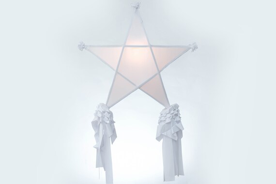 White Traditional Bamboo Parol Philippine Christmas Lantern | Etsy