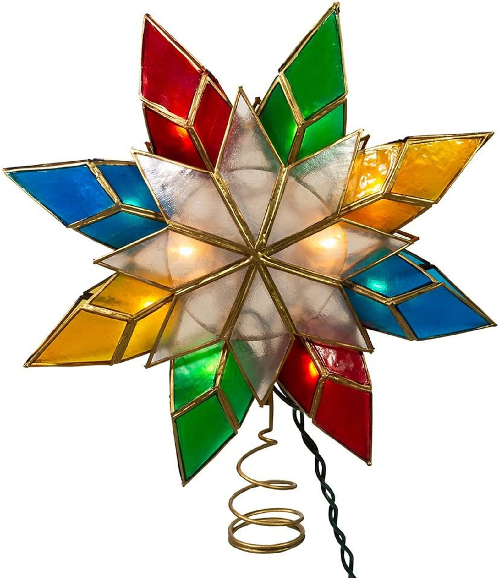 9 Capiz Parol Christmas Tree Topper - Etsy