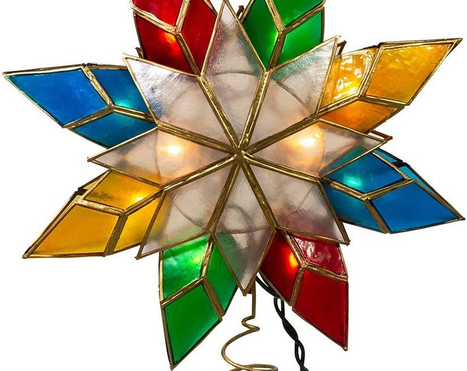 9 Capiz Parol Christmas Tree Topper - Etsy