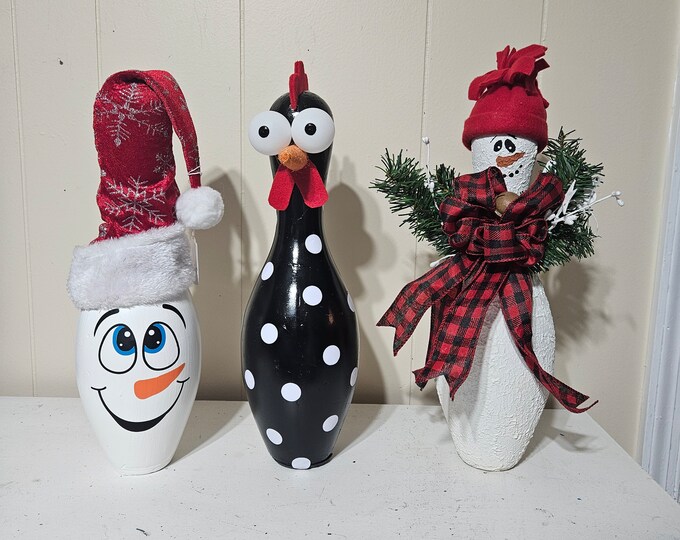Bowling Pin Upcycle Fun - Etsy