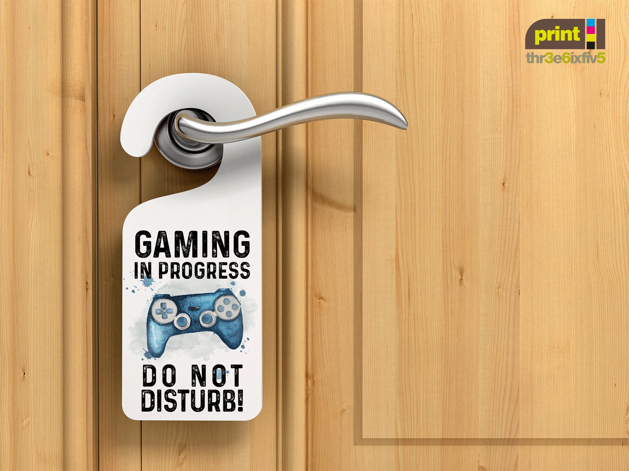 Gaming Door Hanger Gaming Gift Door Hanger Do Not Disturb | Etsy