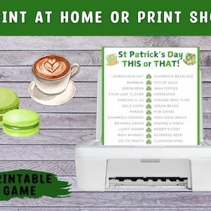 St Patricks Day This or That Game, Would You Rather, St Patricks Party ...