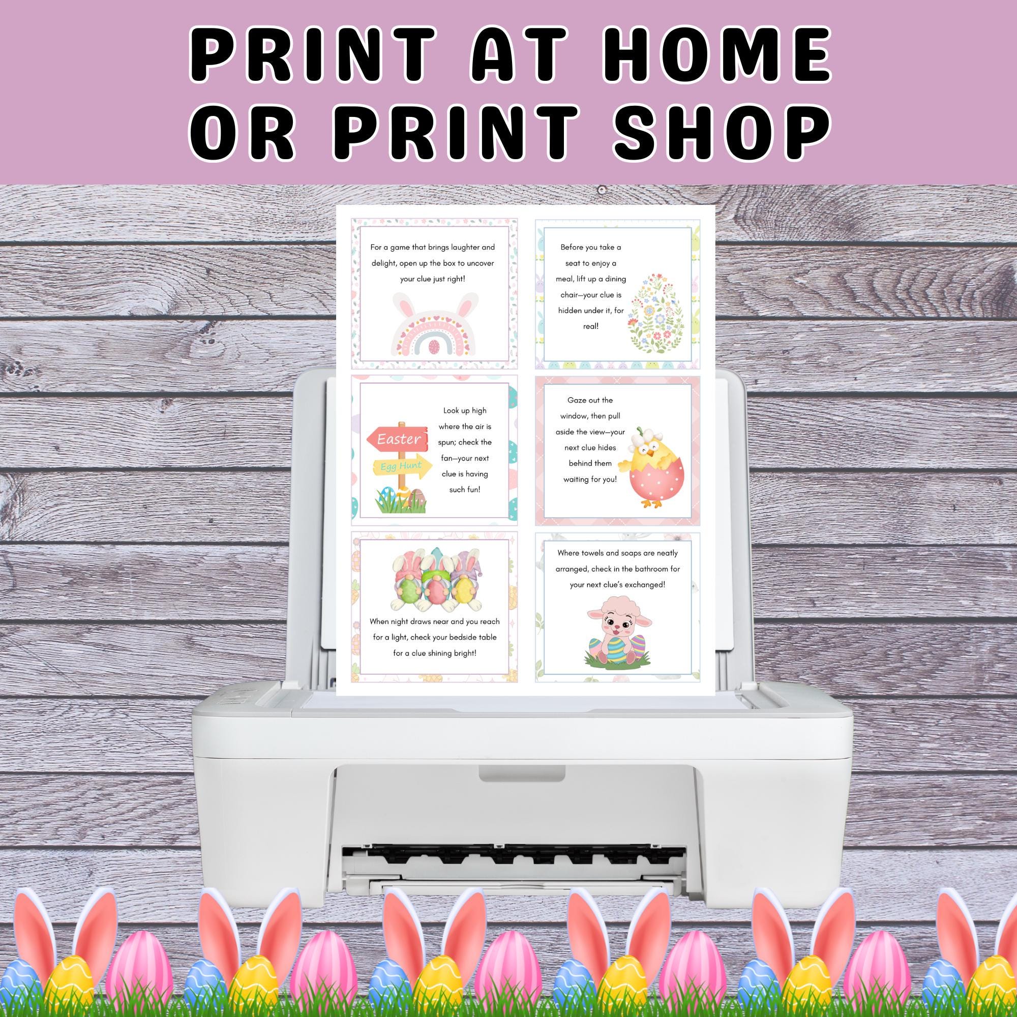 Easter Scavenger Hunt for Kids, Indoor Easter Game, Treasure Hunt ...