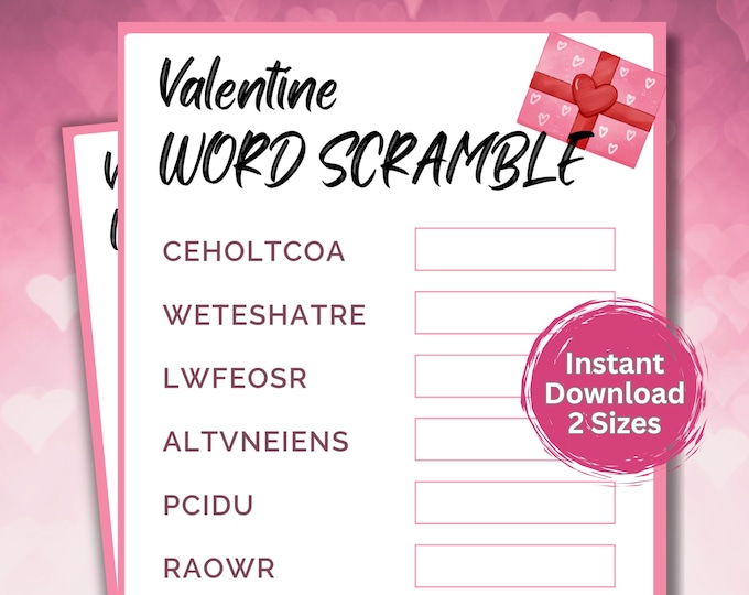 Juego de San Valentín Palabras Locas | Actividad para adultos y niños ...