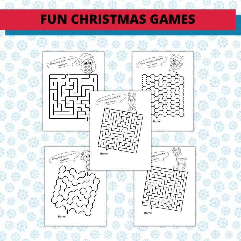 Christmas Activity Book for Kids, Christmas Classroom Activities ...