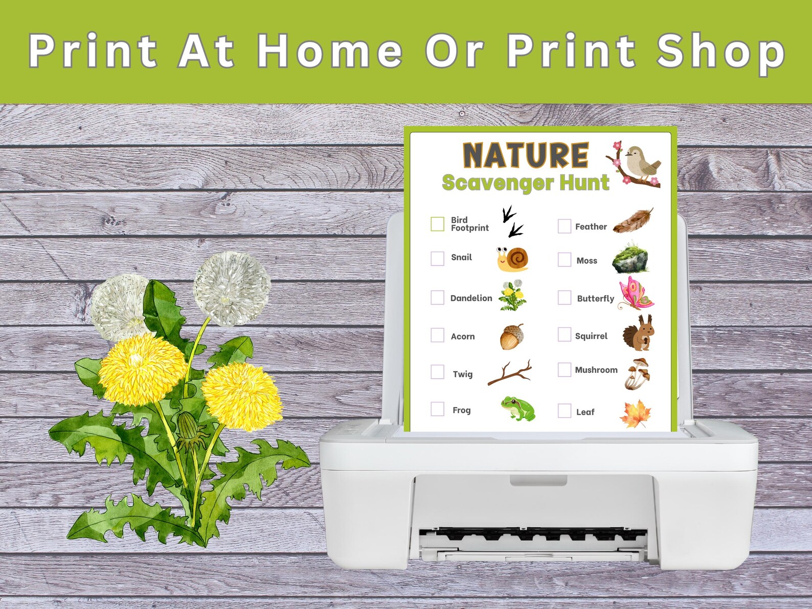 Nature Walk Scavenger Hunt Printable, Classroom Treasure Hunt, Kids ...
