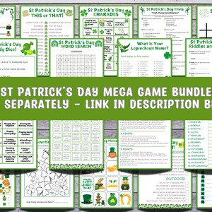 St Patricks Day This or That Game, Would You Rather, St Patricks Party ...