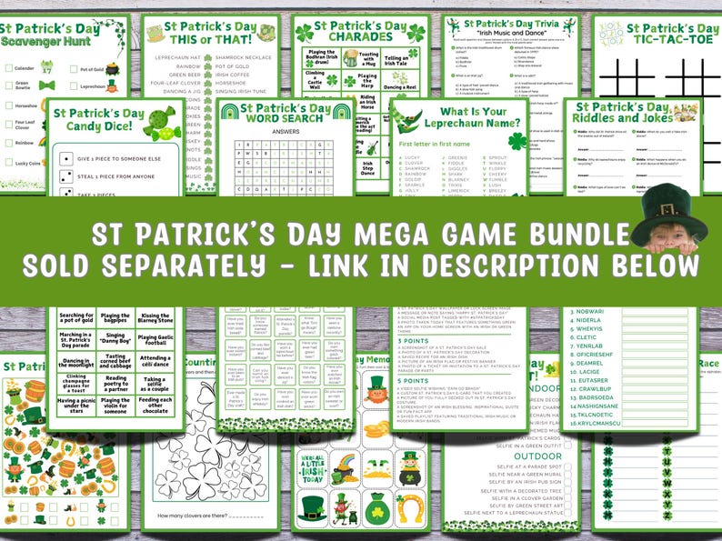 St Patricks Day Candy Dice Games Printable, Classroom Activities, Candy ...