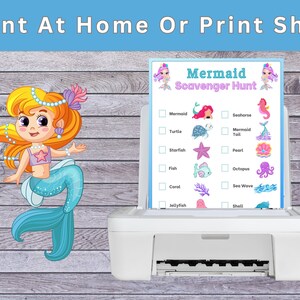 Mermaid Scavenger Hunt, Kids Birthday Party Game (digital Download) - Etsy