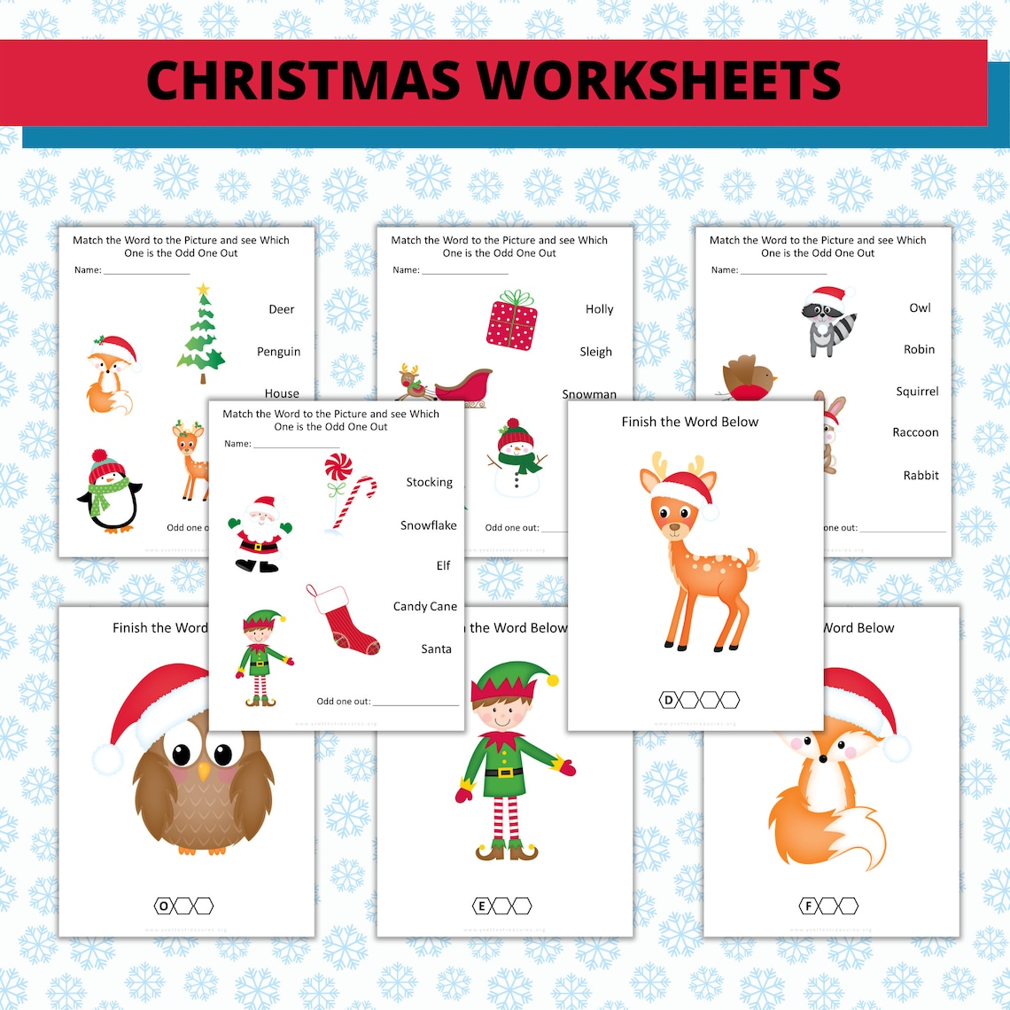 Christmas Activity Book for Kids, Christmas Classroom Activities ...