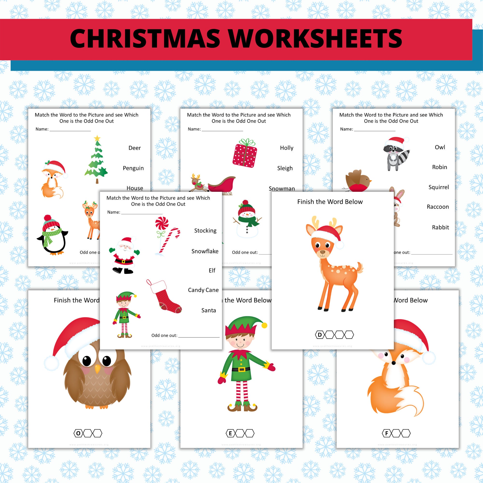 Christmas Activity Book for Kids, Christmas Classroom Activities ...