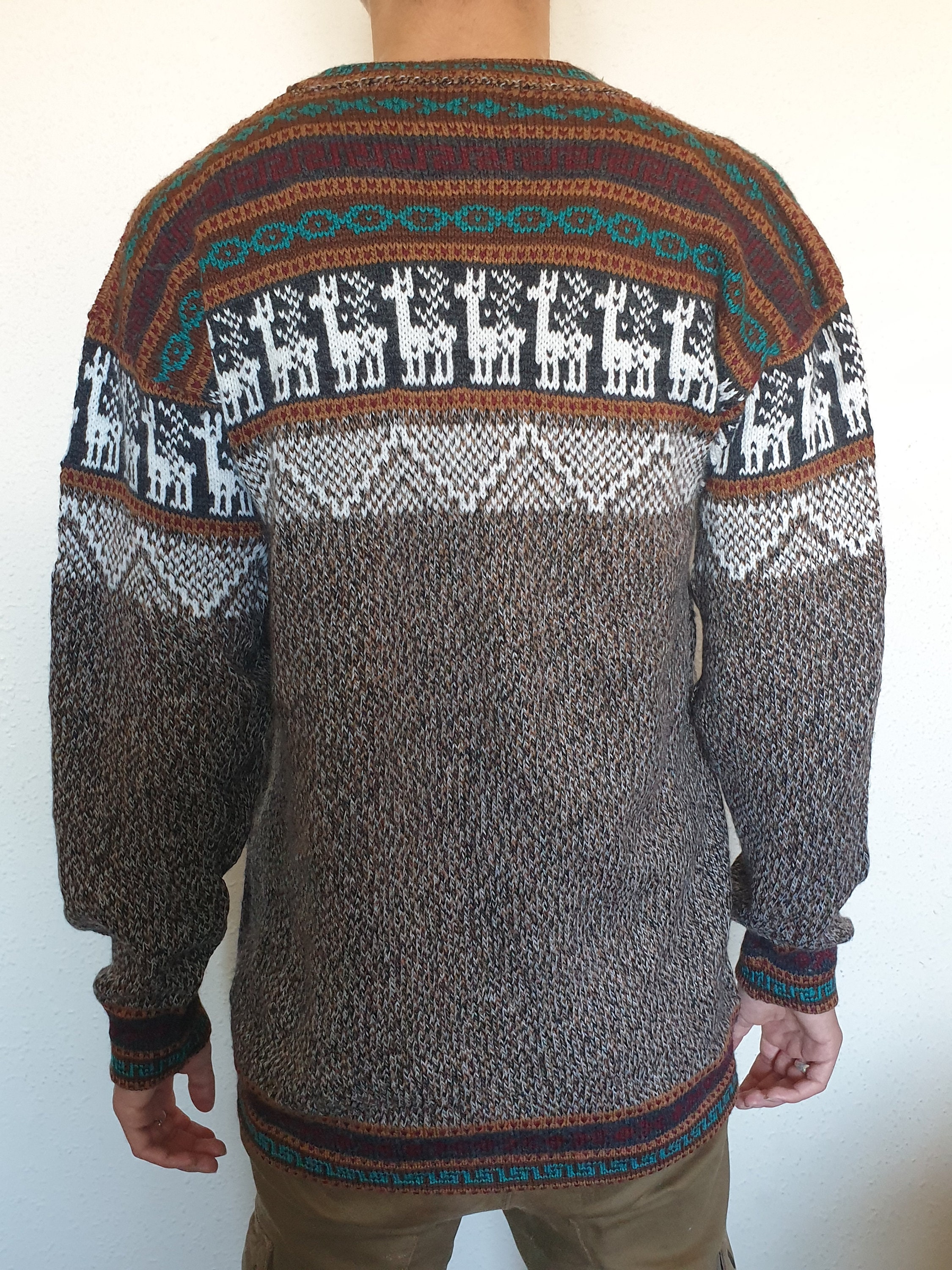 Men/women's Alpaca Wool Sweater - Etsy