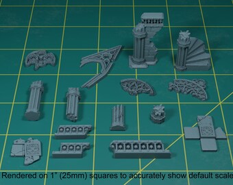 Base Bits Ruined Stone Slabs 15 Bit Pack Sculpts by Goonmaster Sci-fi ...