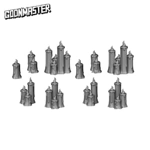 Base Bits - Candles (10 Bit Pack) | Sculpts by Goonmaster | 32mm Scale ...