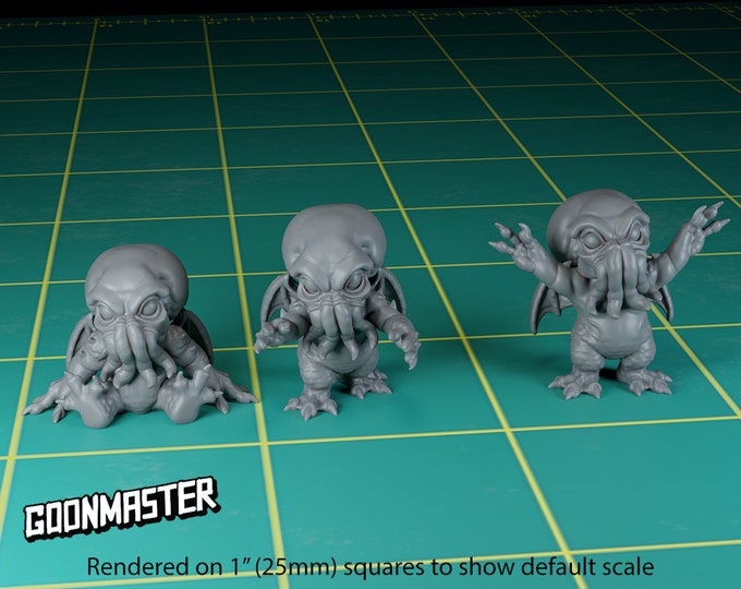 Cthulhu Skeleton 3D Print Taxidermy Sculpture - Etsy