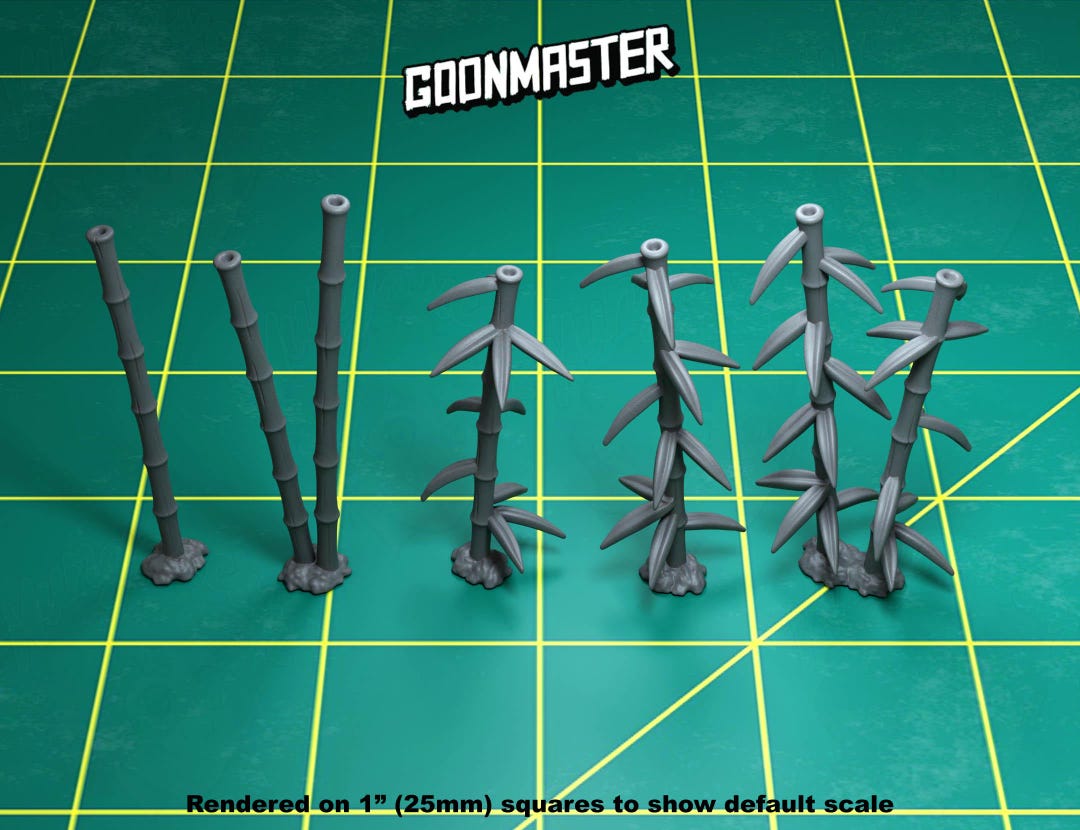 Base Bits - Bamboo (5 Bit Pack) | Sculpts by Goonmaster | 32mm Scale ...