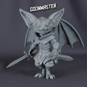 Bat Folk Knight Rogue #5 (with or W/O Hood) | Sculpt by Goonmaster | 3D ...