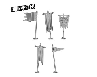 Base Bits Ruined Pillars 5 Bit Pack Sculpts by Goonmaster Fantasy ...