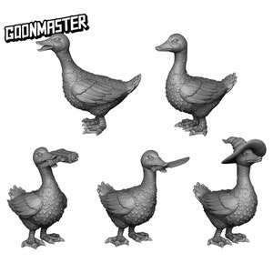 Base Bits - Geese (5 Bit Pack) | Sculpts by Goonmaster | 32mm Scale ...