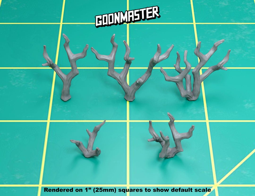 Base Bits - Spooky Branches (5 Bit Pack) | Sculpts by Goonmaster | 32mm ...