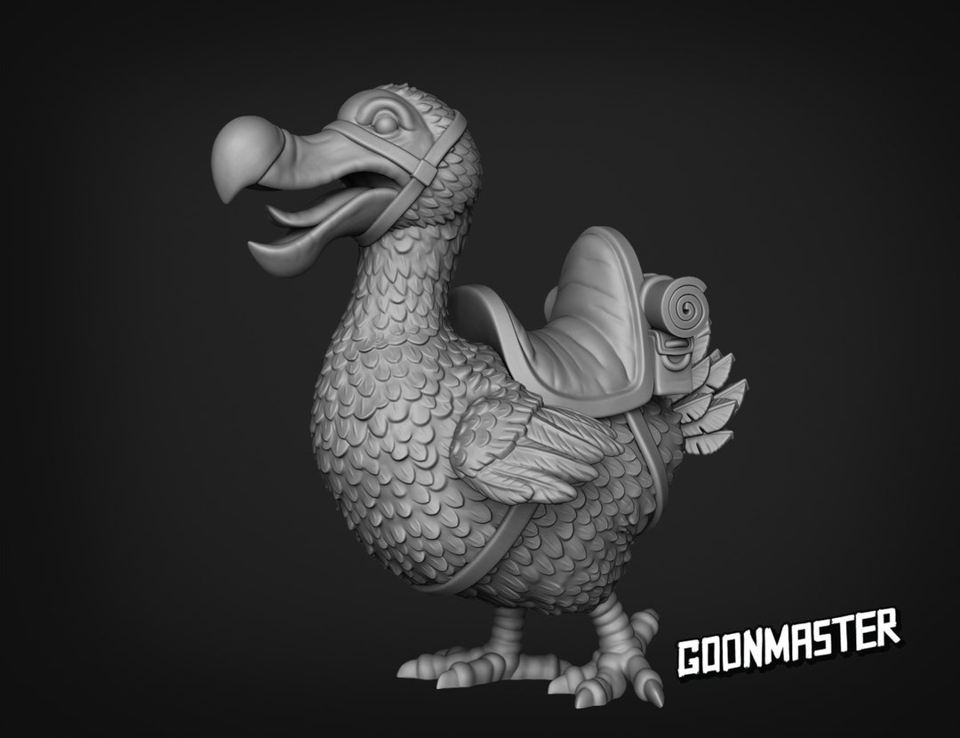 Dodo Mount | Sculpt by Goonmaster | Fantasy Tabletop RPG Miniature - Etsy