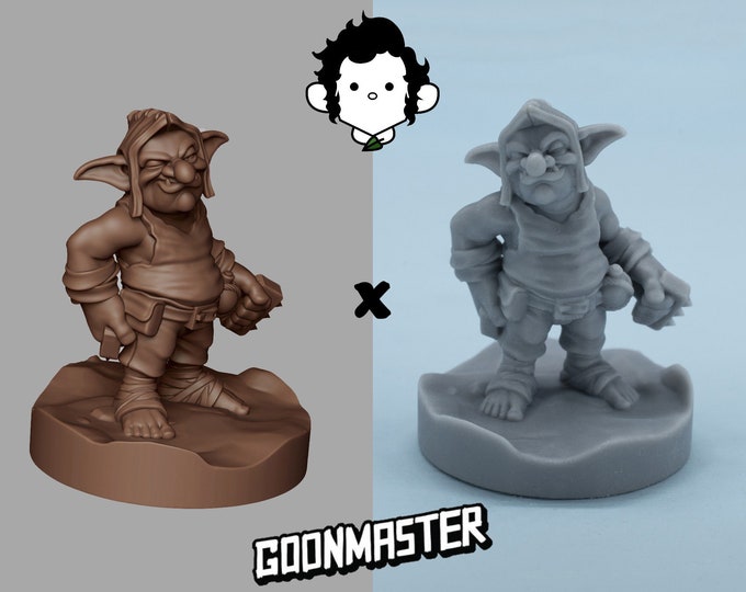 TabletopRPG Miniature 28mm Goblin Archer 2 32mm Scale | Sculpt by ...