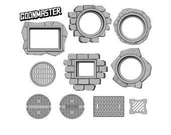 Base Bits Ruined Pillars 5 Bit Pack Sculpts by Goonmaster Fantasy ...