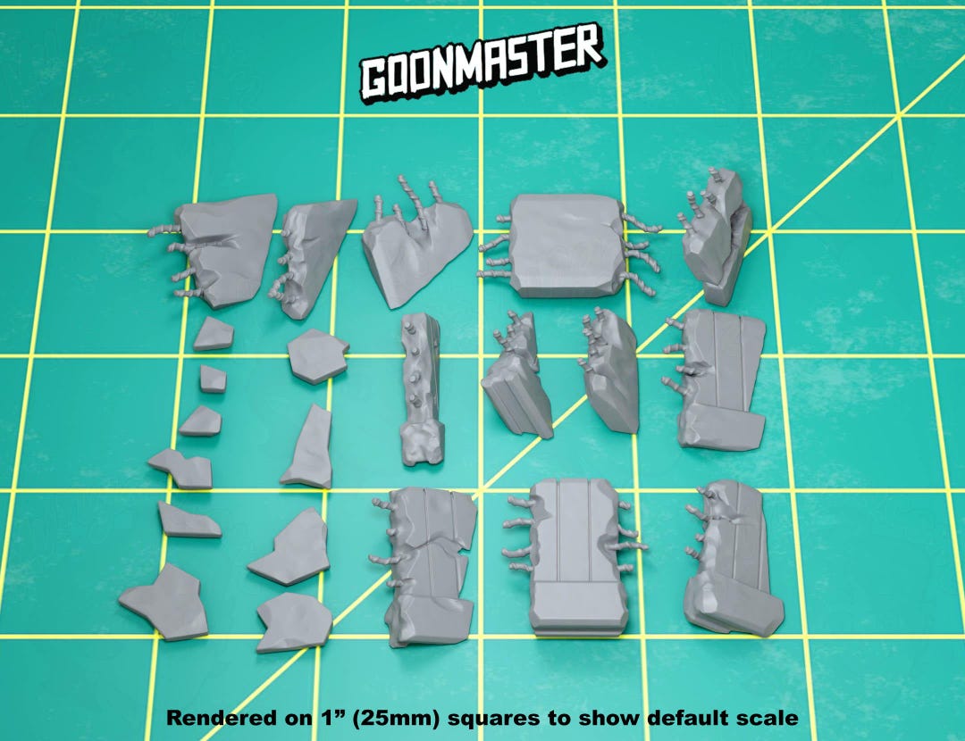 Base Bits - Rubble #2 Concrete/building (22 Bit Pack) | Sculpts by ...