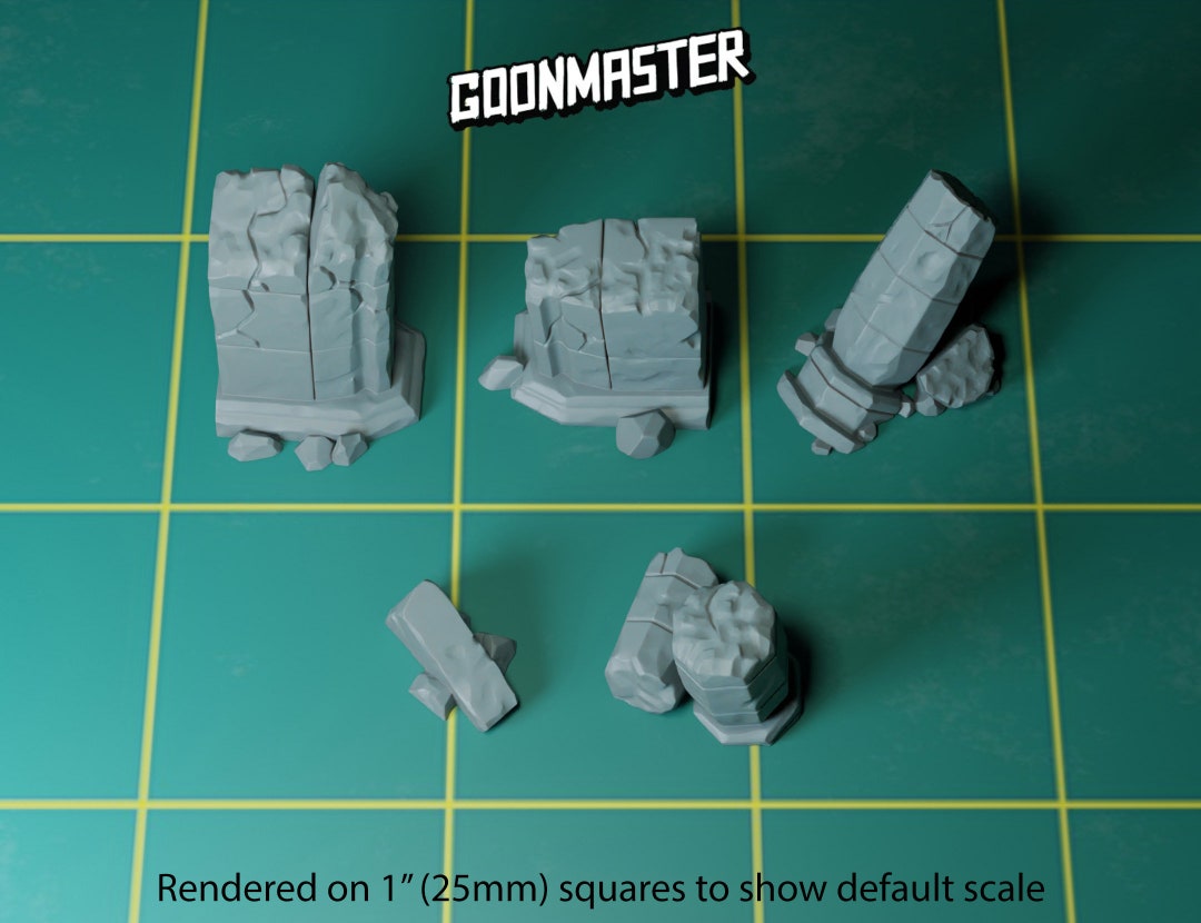 Base Bits Building Ruins 5 Bit Pack Sculpts by Goonmaster Sci-fi ...