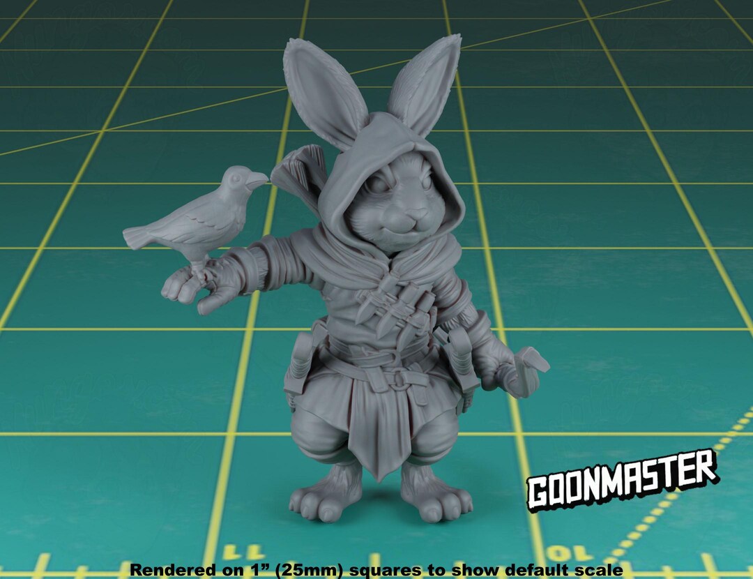 Rabbit Rogue Archer #1 Miniature | Sculpt by Goonmaster | Fantasy ...