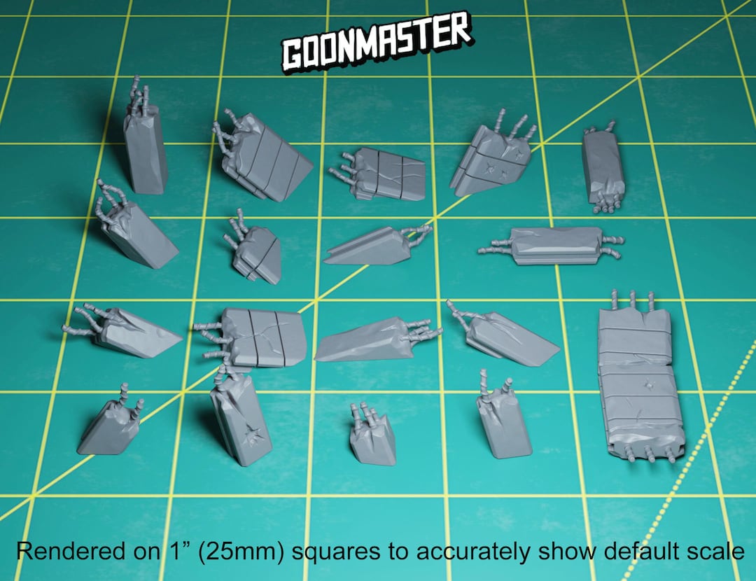 Base Bits - Rubble #1 Concrete/building (18 Bit Pack) | Sculpts by ...