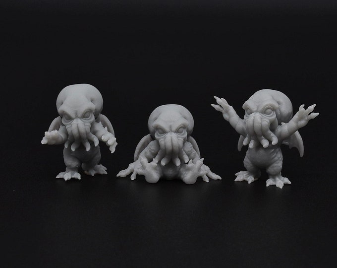 Cthulhu Skeleton 3D Print Taxidermy Sculpture - Etsy