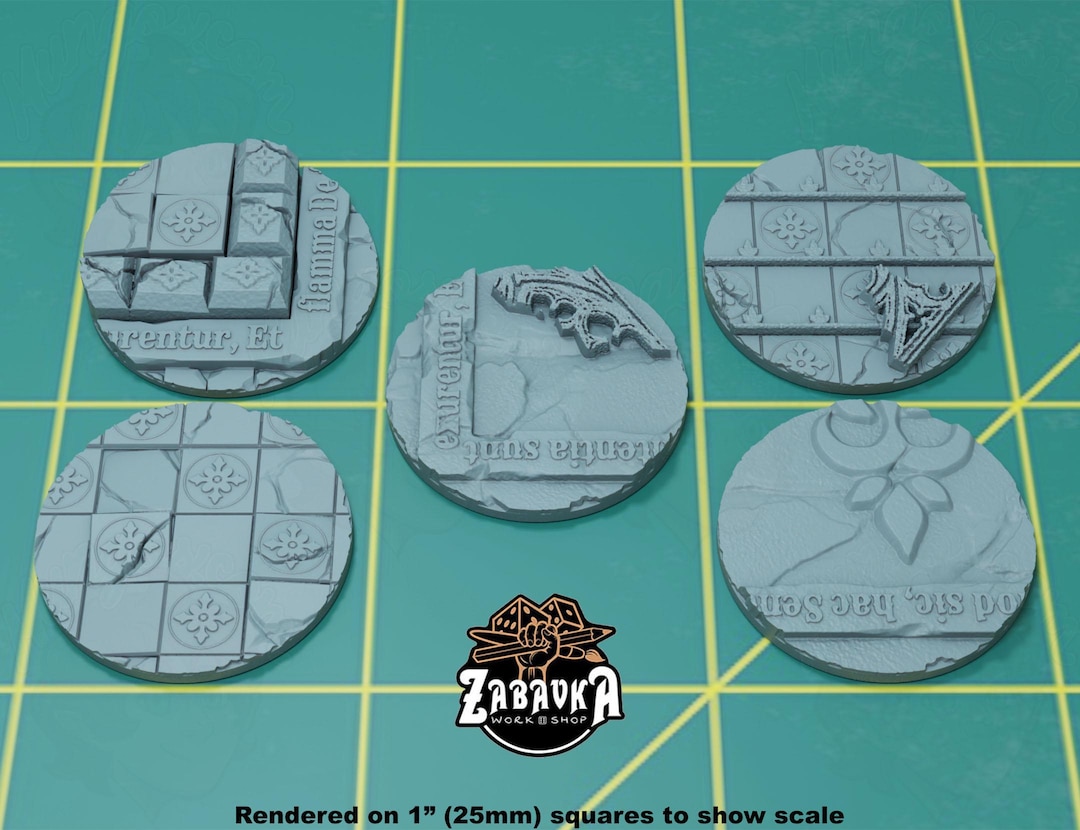 Sisters Temple Toppers for 25mm Plastic Bases Set #1 (set of 5 ...