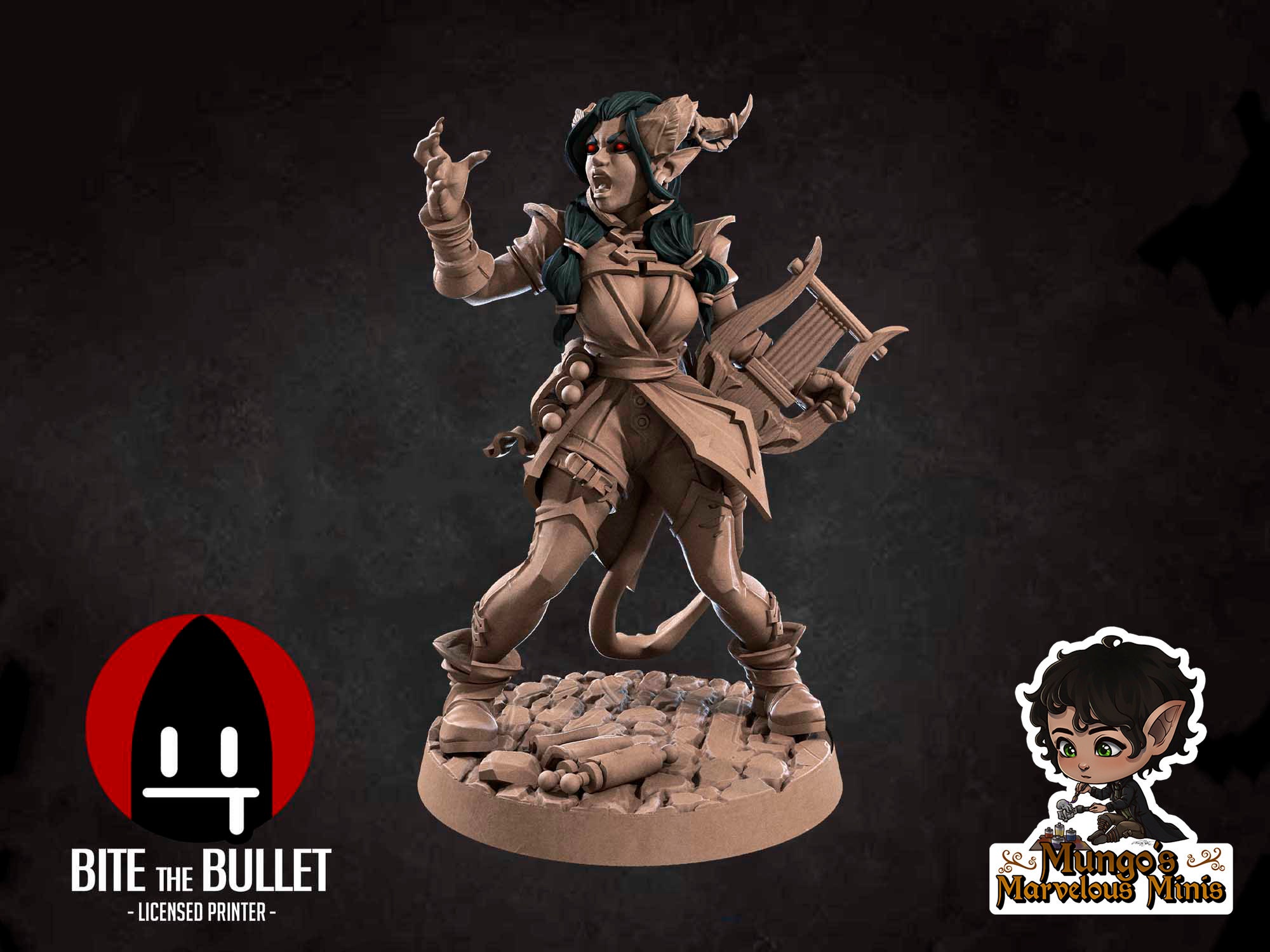 Role Playing Miniatures Goblin Pyro 35mm Scale Bite the Bullet ...