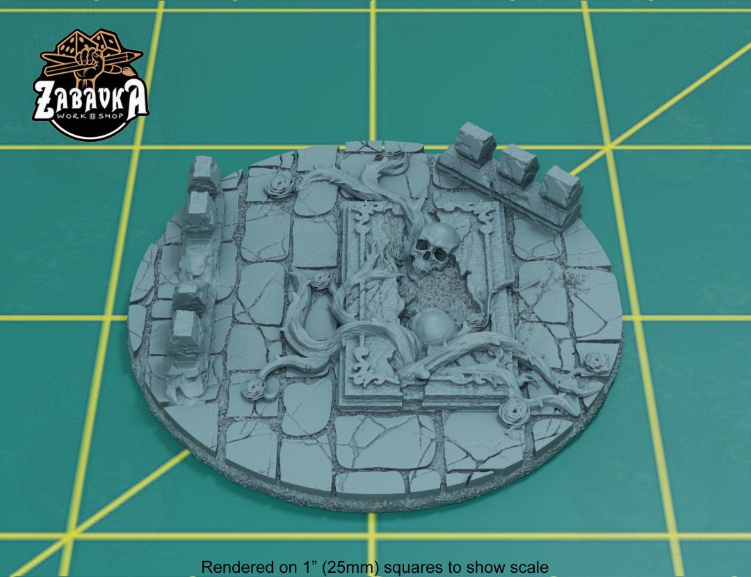 Pagan Graveyard Topper for 50mm Plastic Base | Sculpts by Zabavka ...