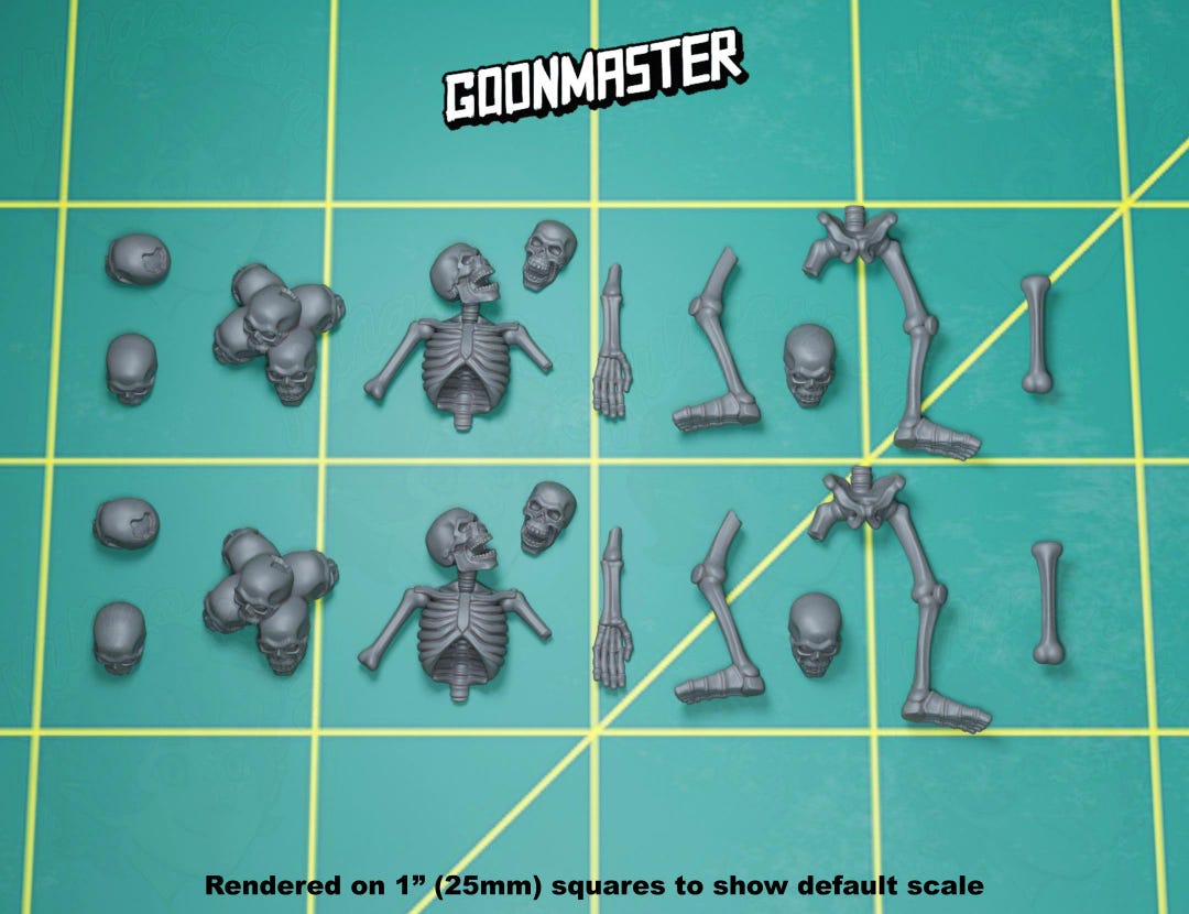 Base Bits - Skeletal/skeleton Remains (20 Bit Pack) | Sculpts by ...