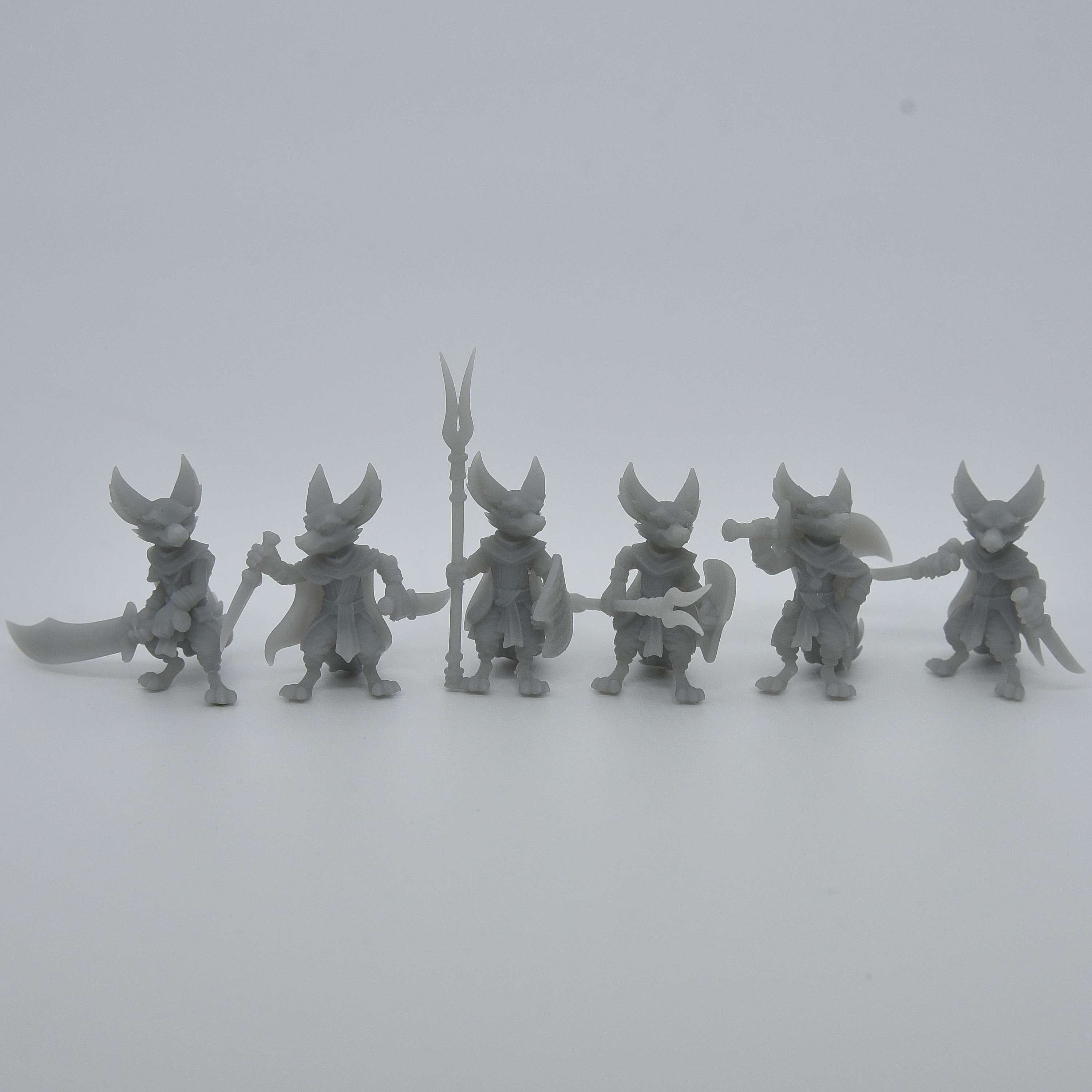 32mm Scale 3d Resin Printed Goon Master | Tabletop Wargame Male Kitsune ...
