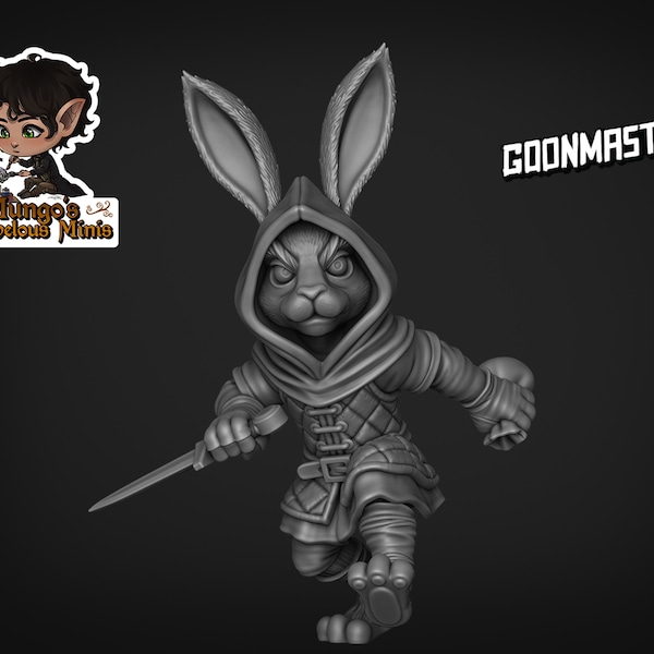 Rabbitfolk Cleric Miniature - Etsy
