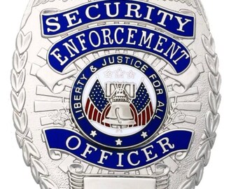 Security Pin Badge | Etsy