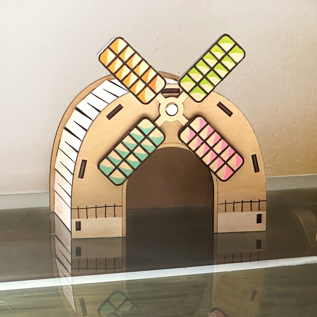 Hamster Hideout/ Hamster Windmill/ Farmhouse Theme Hamster House ...