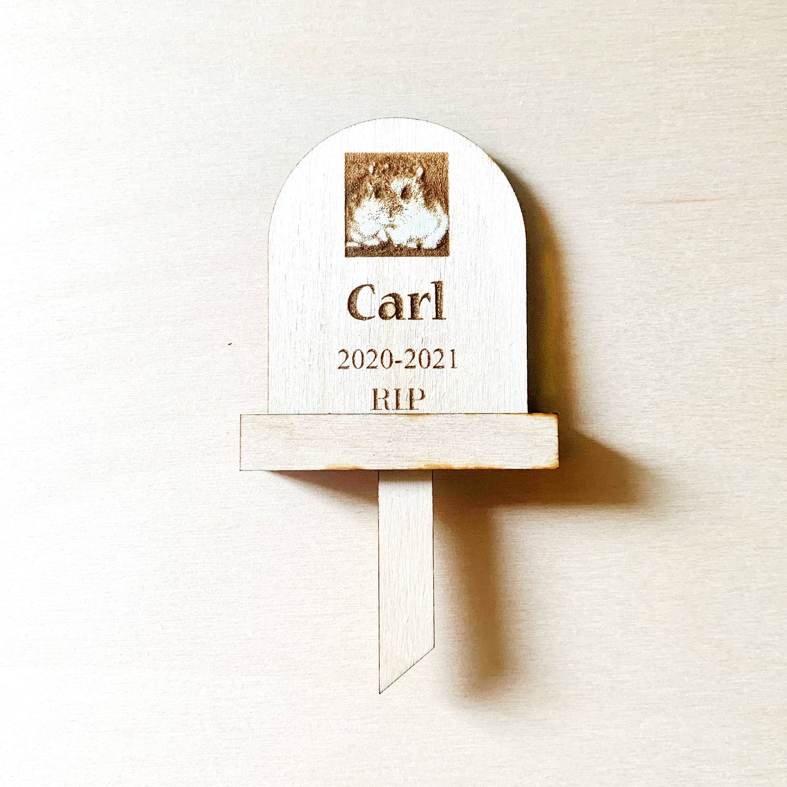 Custom Hamster Grave Stone/ Memorial Grave Marker/ for Hamster Loss ...