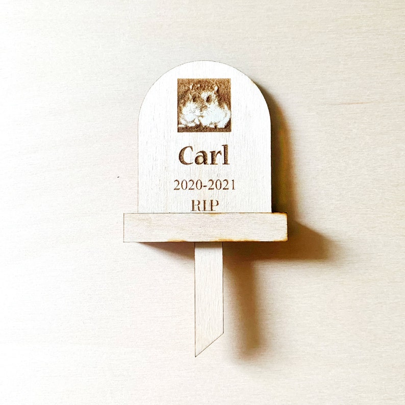 Custom Hamster Grave Stone/ Memorial Grave Marker/ for Hamster Loss ...